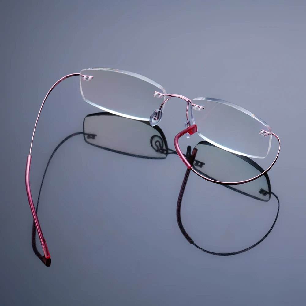 Titanium Eyeglasses for Men Ultralight Rimless Frames | JACK MARC