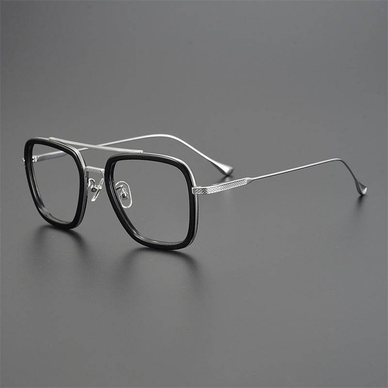 Tony Stark Inspired Eyeglasses Square Frame with Case | JACK MARC